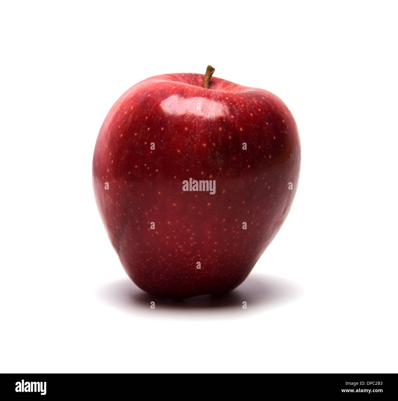 red apple isolated on white background Stock Photo - Alamy
