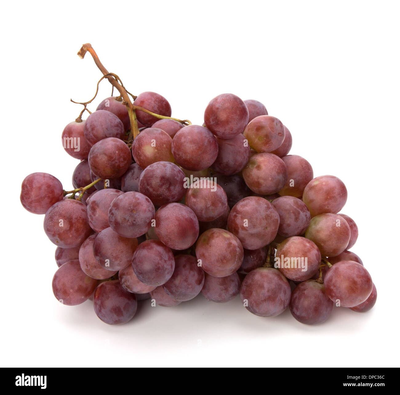 red grape isolated on white background Stock Photo - Alamy