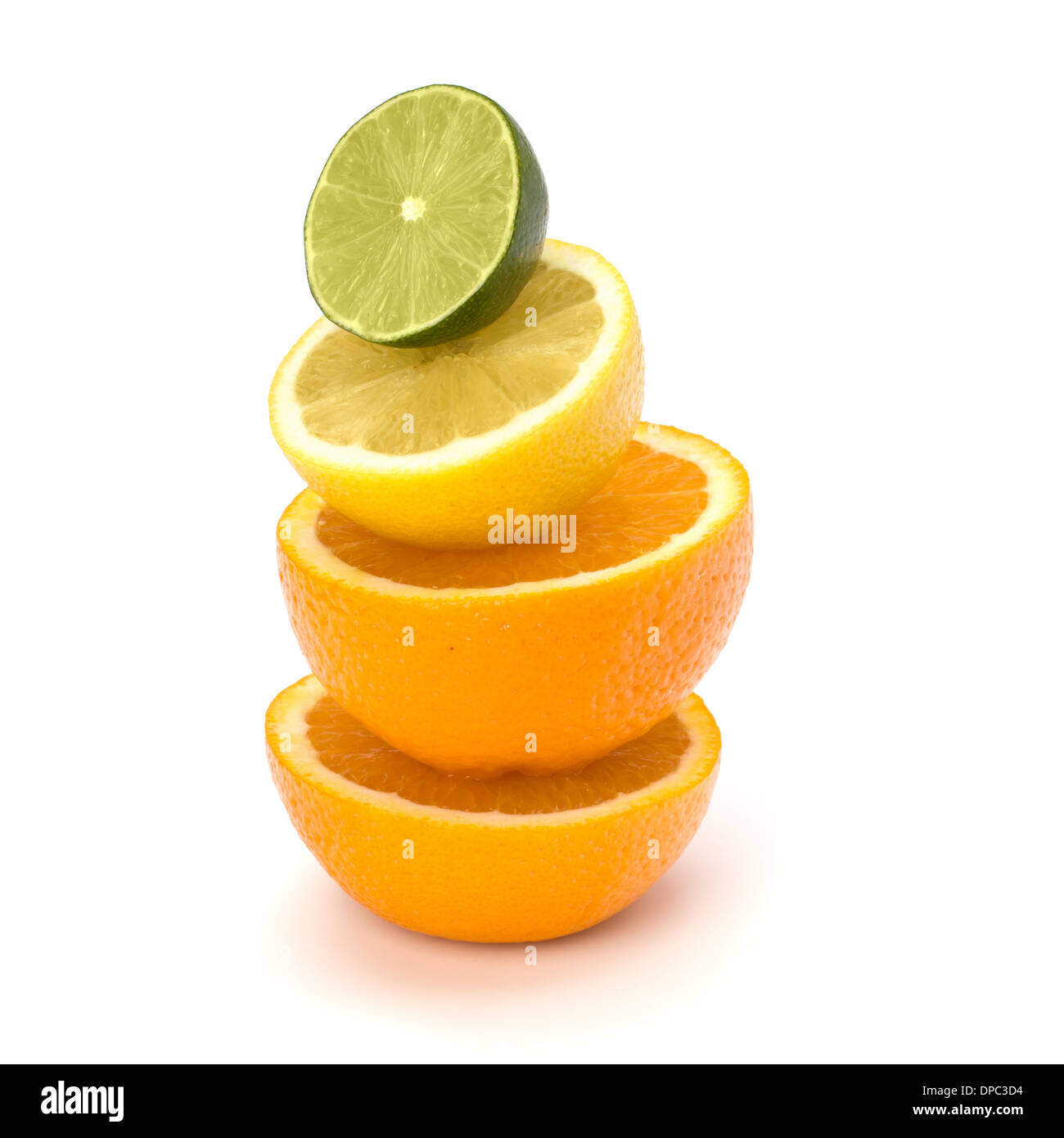 Citrus fruits isolated on white background close up Stock Photo - Alamy