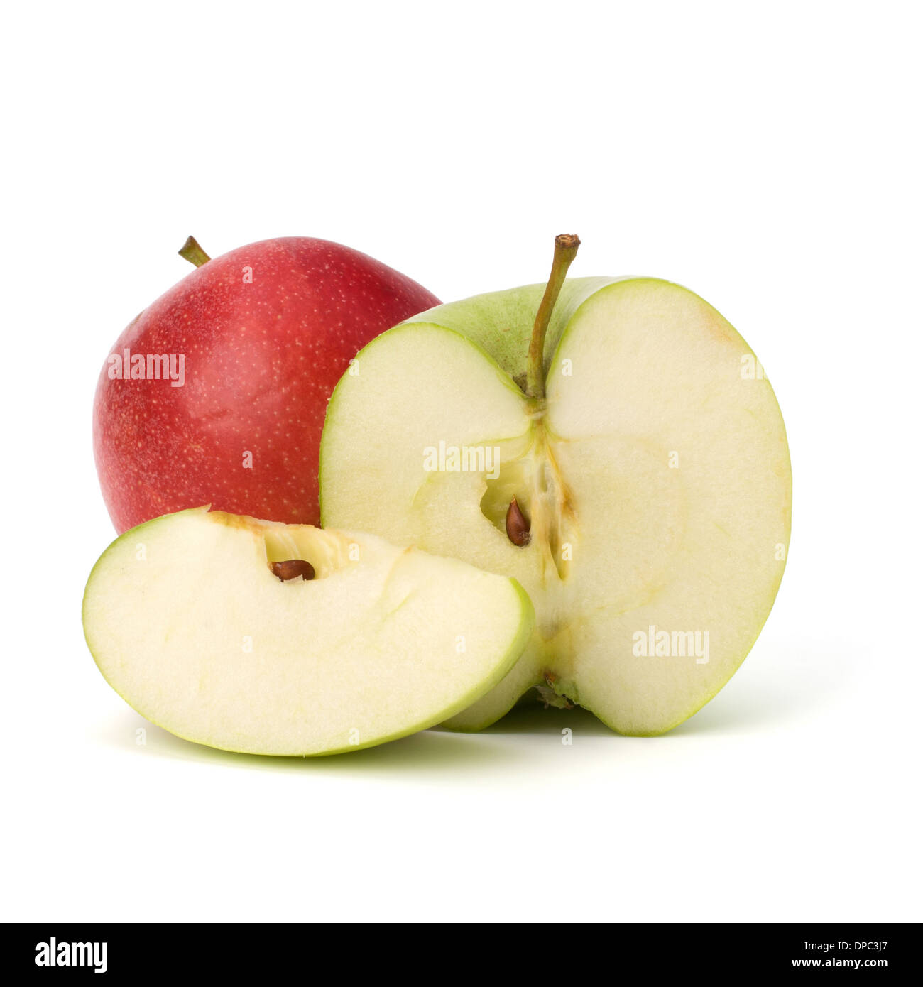 apple isolated on white background Stock Photo - Alamy