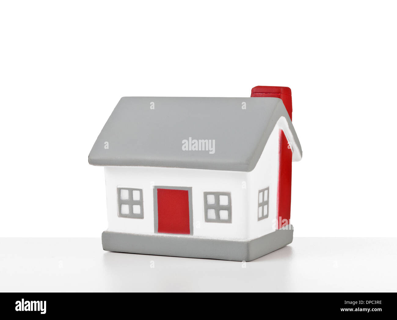 House model toy plastic isolated on white background Stock Photo - Alamy