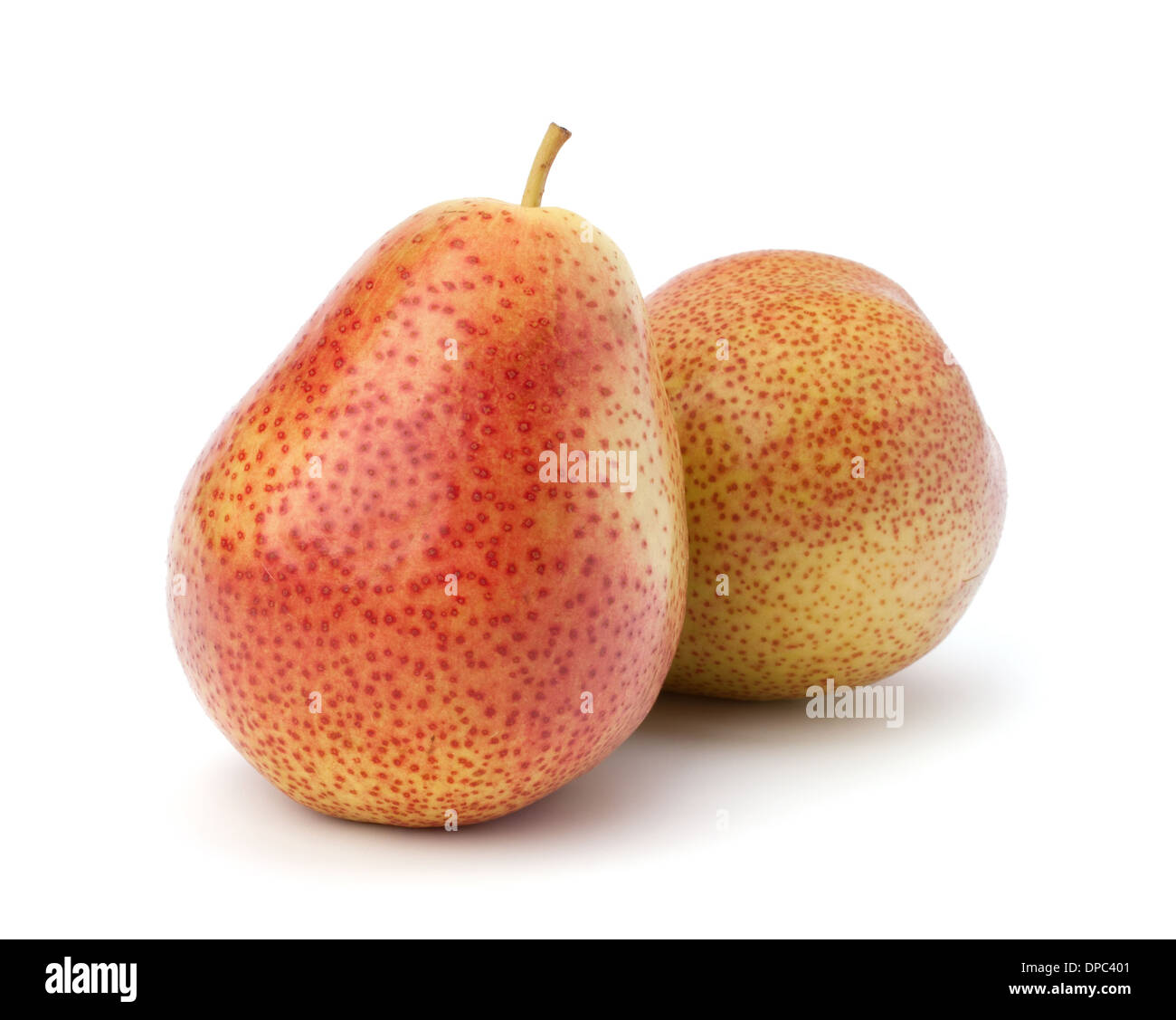 Pear fruits isolated on white background Stock Photo - Alamy