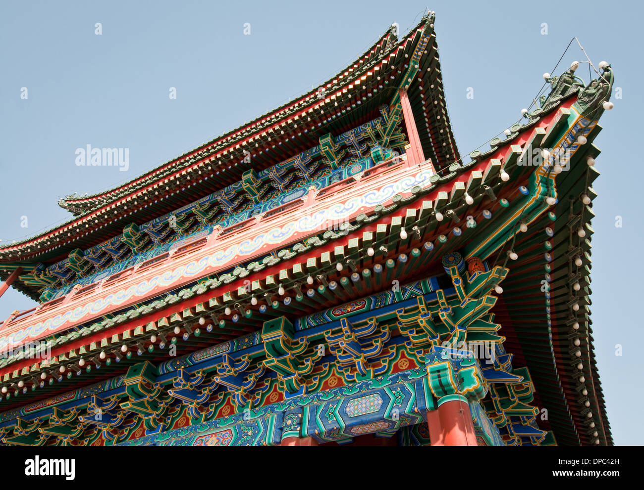 Zhengyangmen Gate (Qianmen) located to the south of Tiananmen Square ...