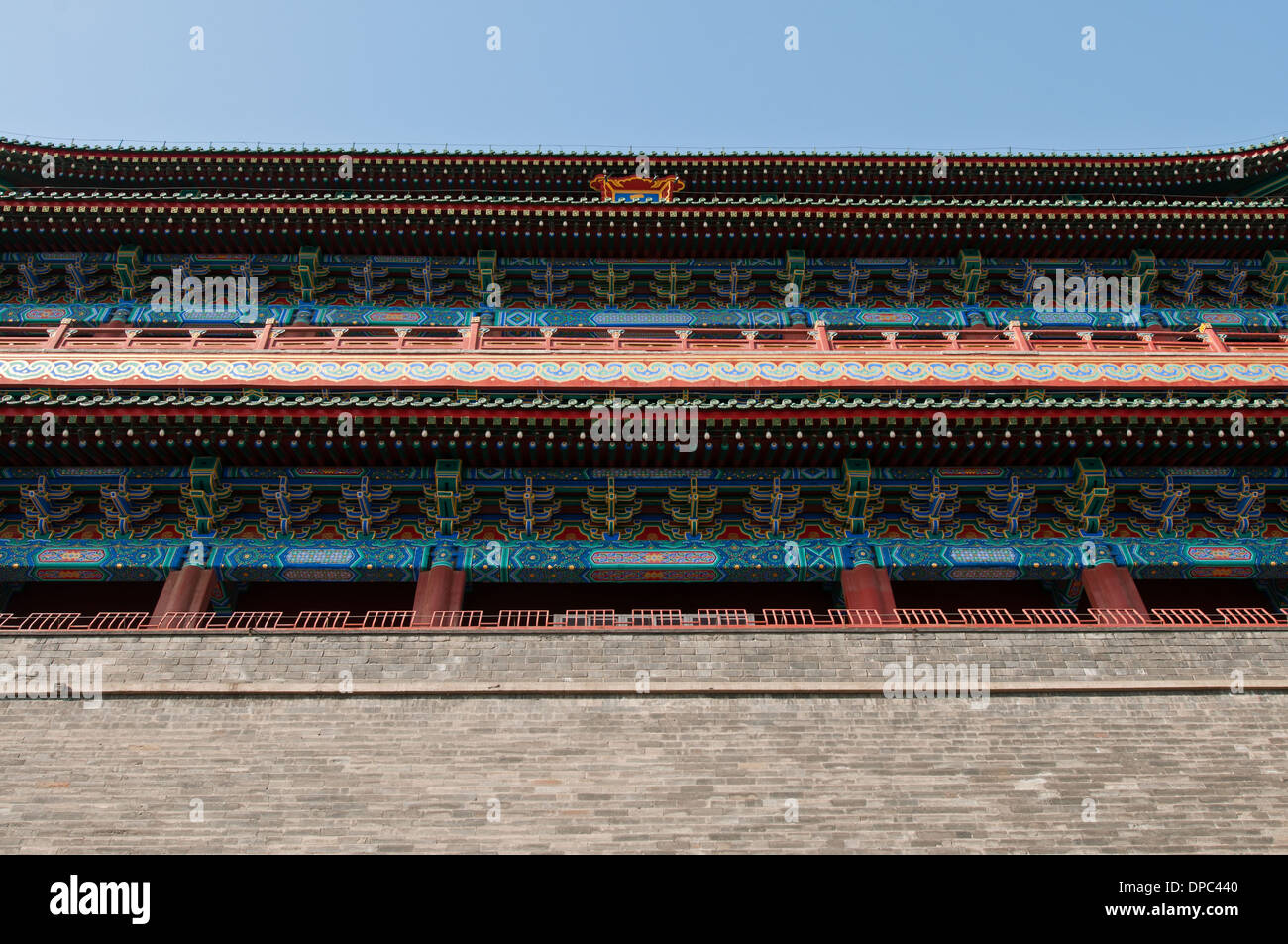 Zhengyangmen Gate (Qianmen) located to the south of Tiananmen Square ...