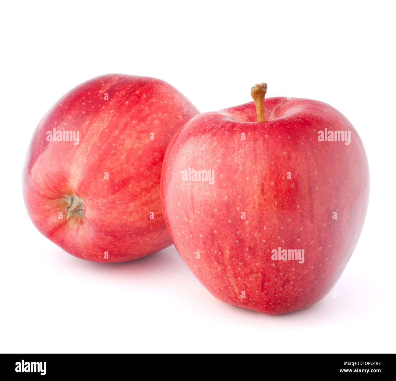 Red apple isolated on white background cutout Stock Photo - Alamy