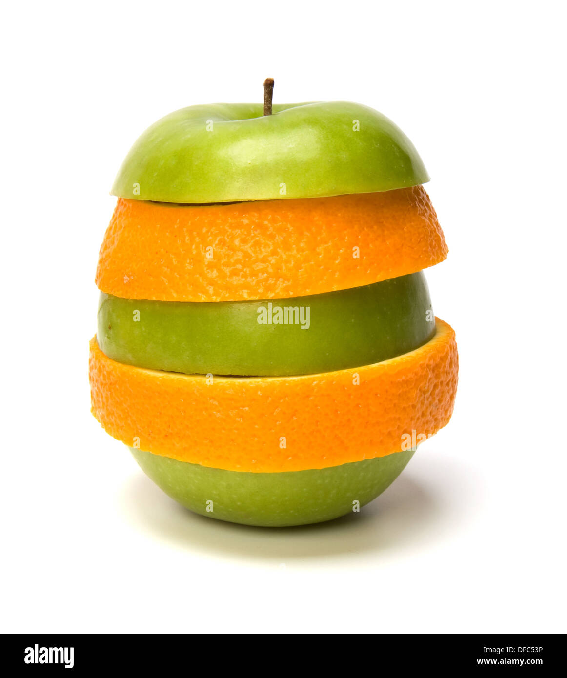 Sliced mixed fruit on Cut Out Stock Images & Pictures - Alamy