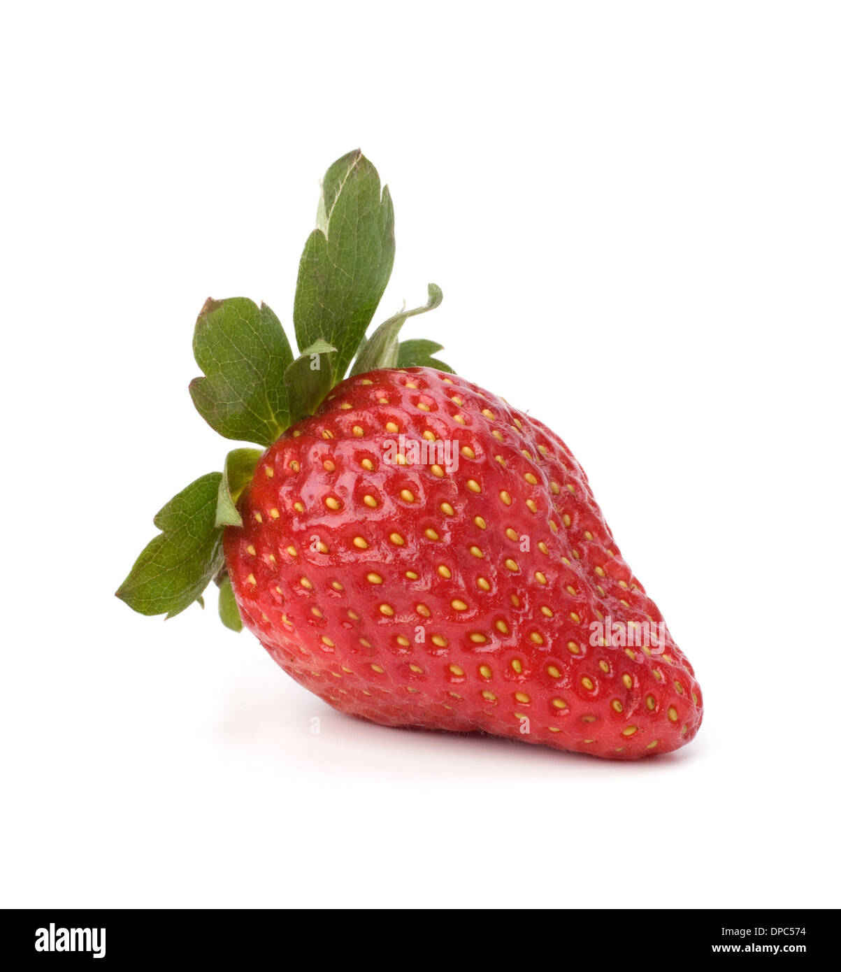 Strawberry isolated on white background Stock Photo - Alamy