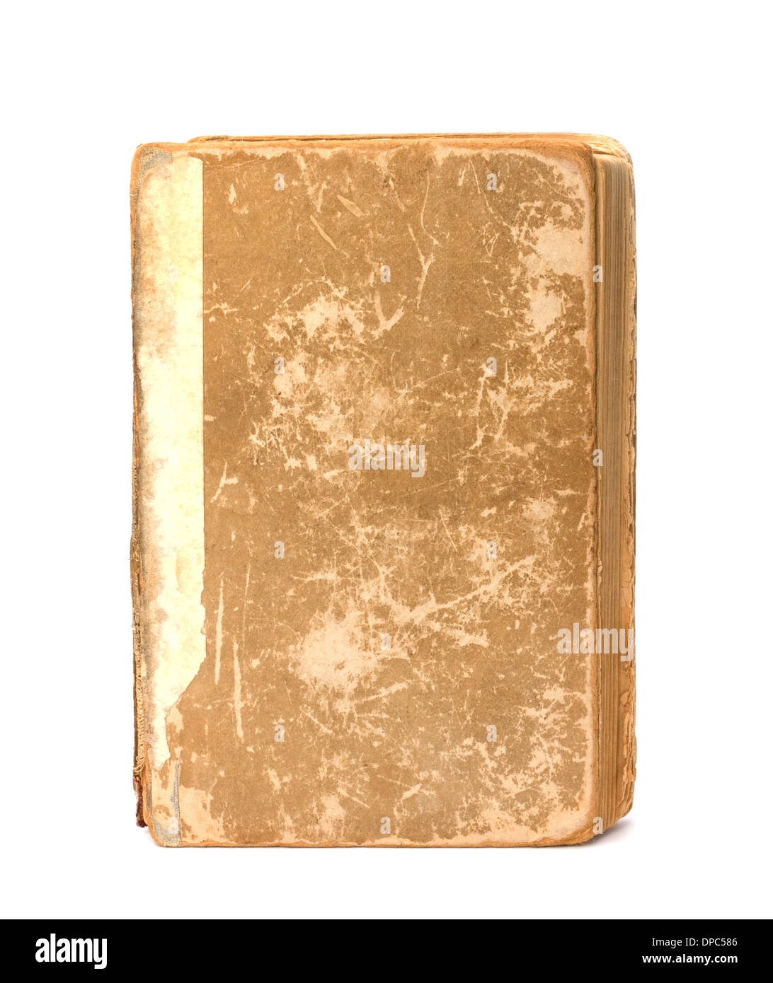 tattered book isolated on white background Stock Photo - Alamy