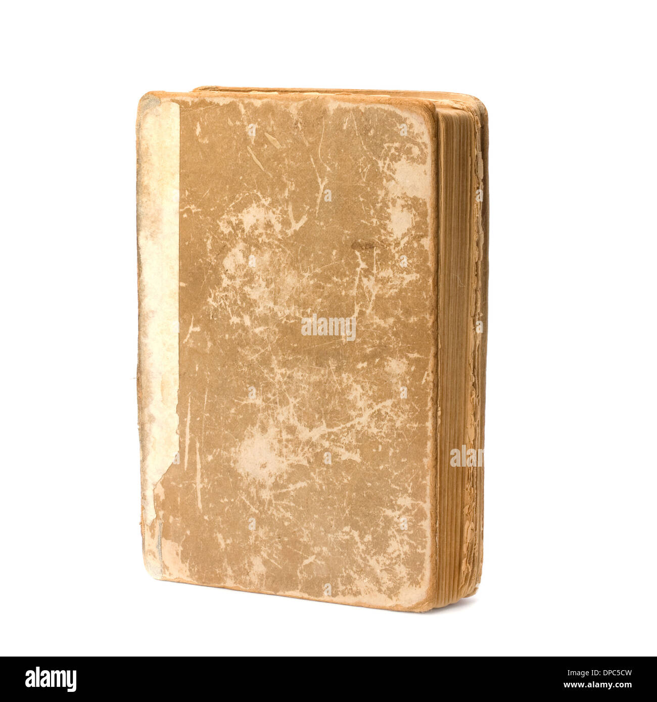 tattered book isolated on white background Stock Photo - Alamy