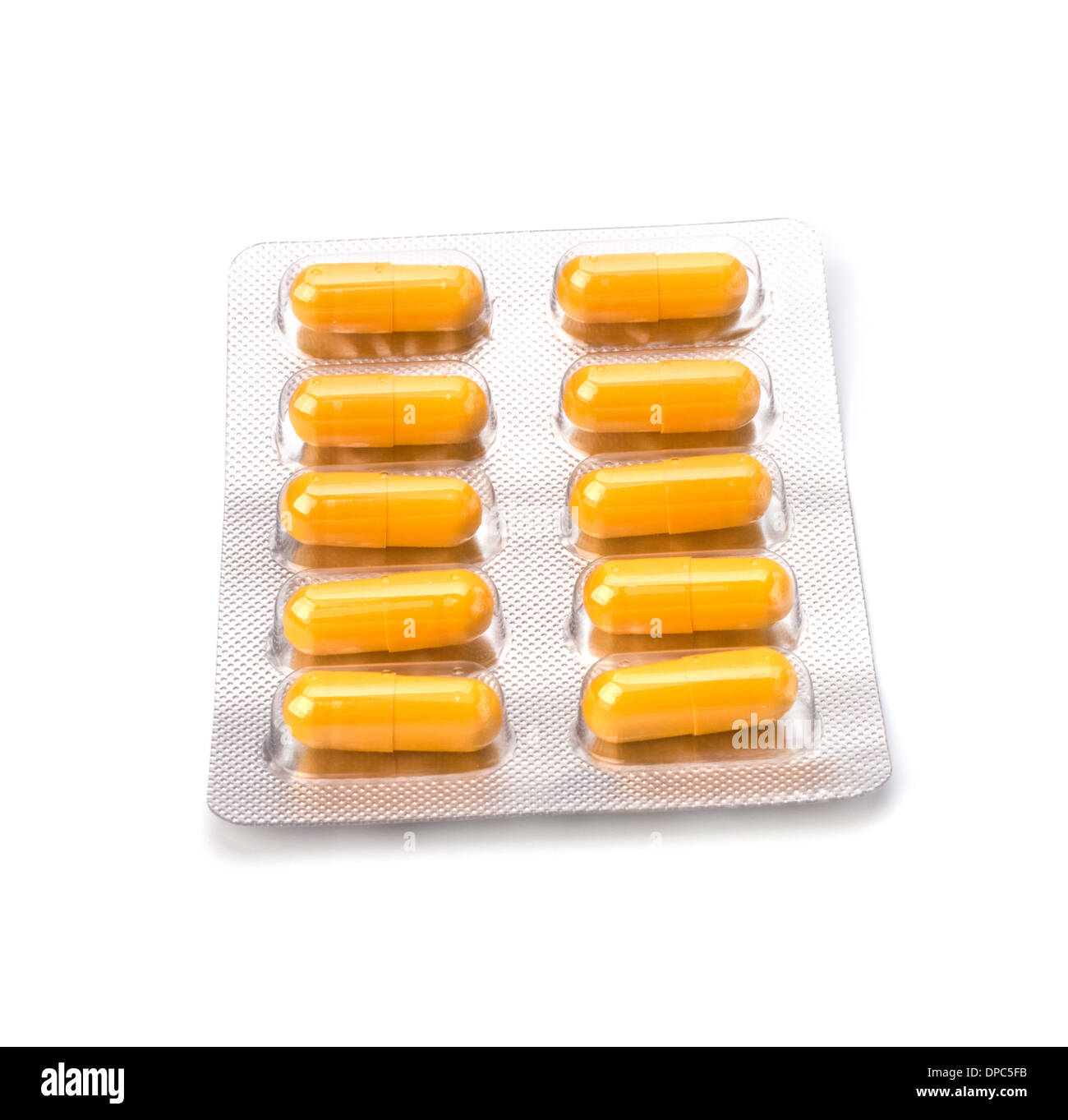 medical capsules isolated on white Stock Photo - Alamy
