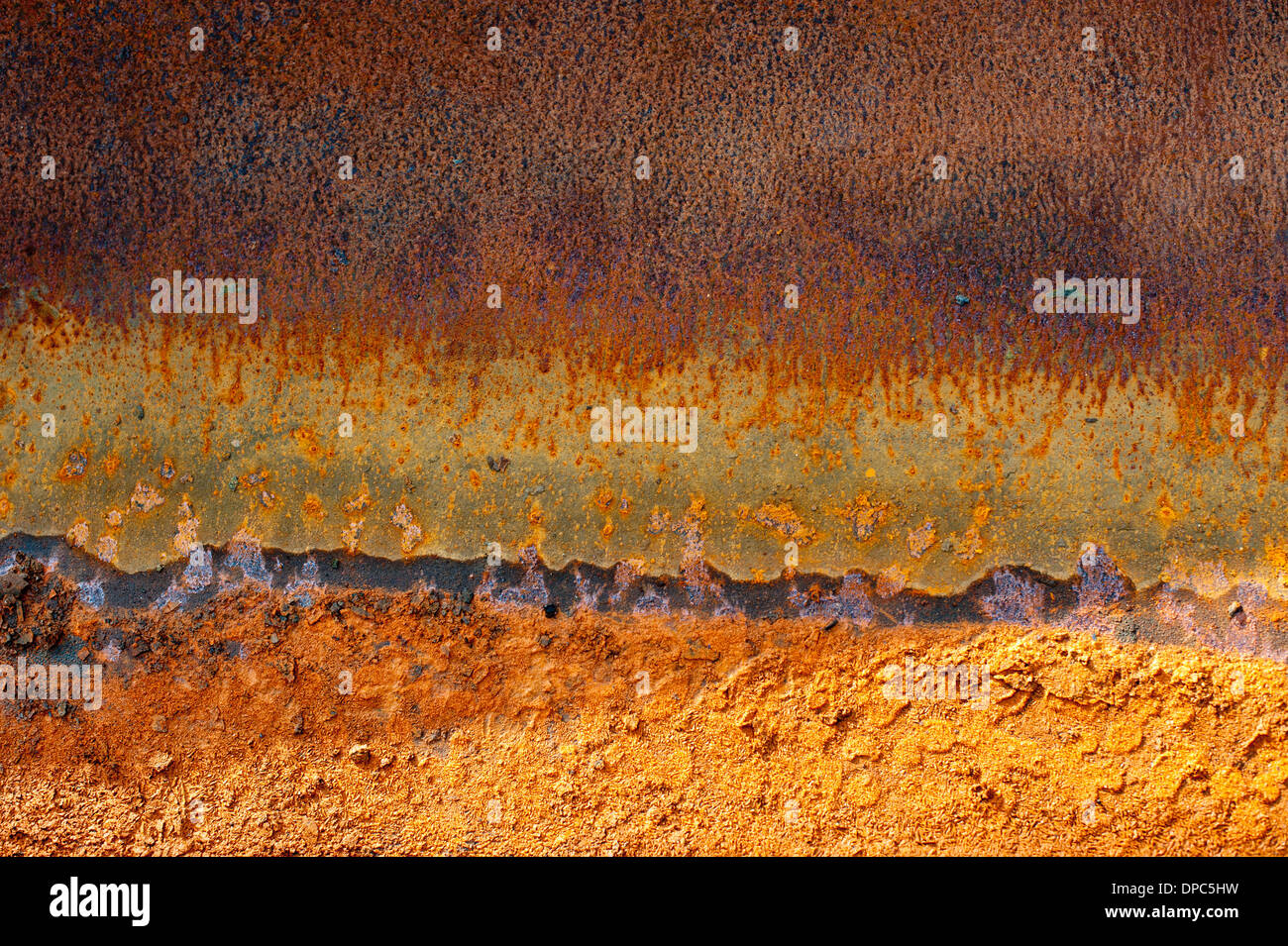 A sheet of rusted burnt metal sheet Stock Photo - Alamy