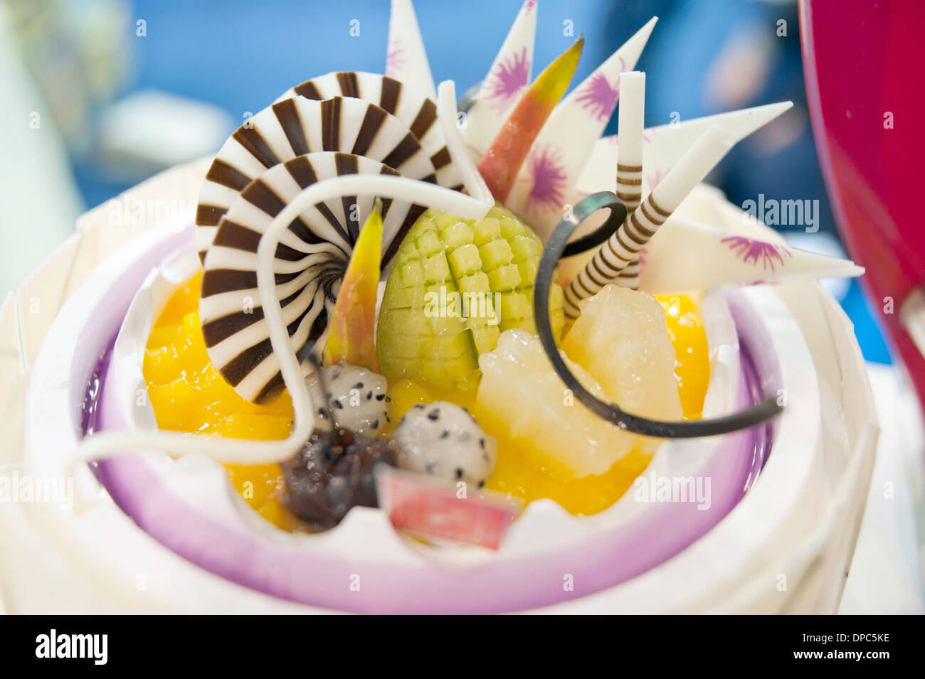 Birthday cakes, pastries design Stock Photo - Alamy