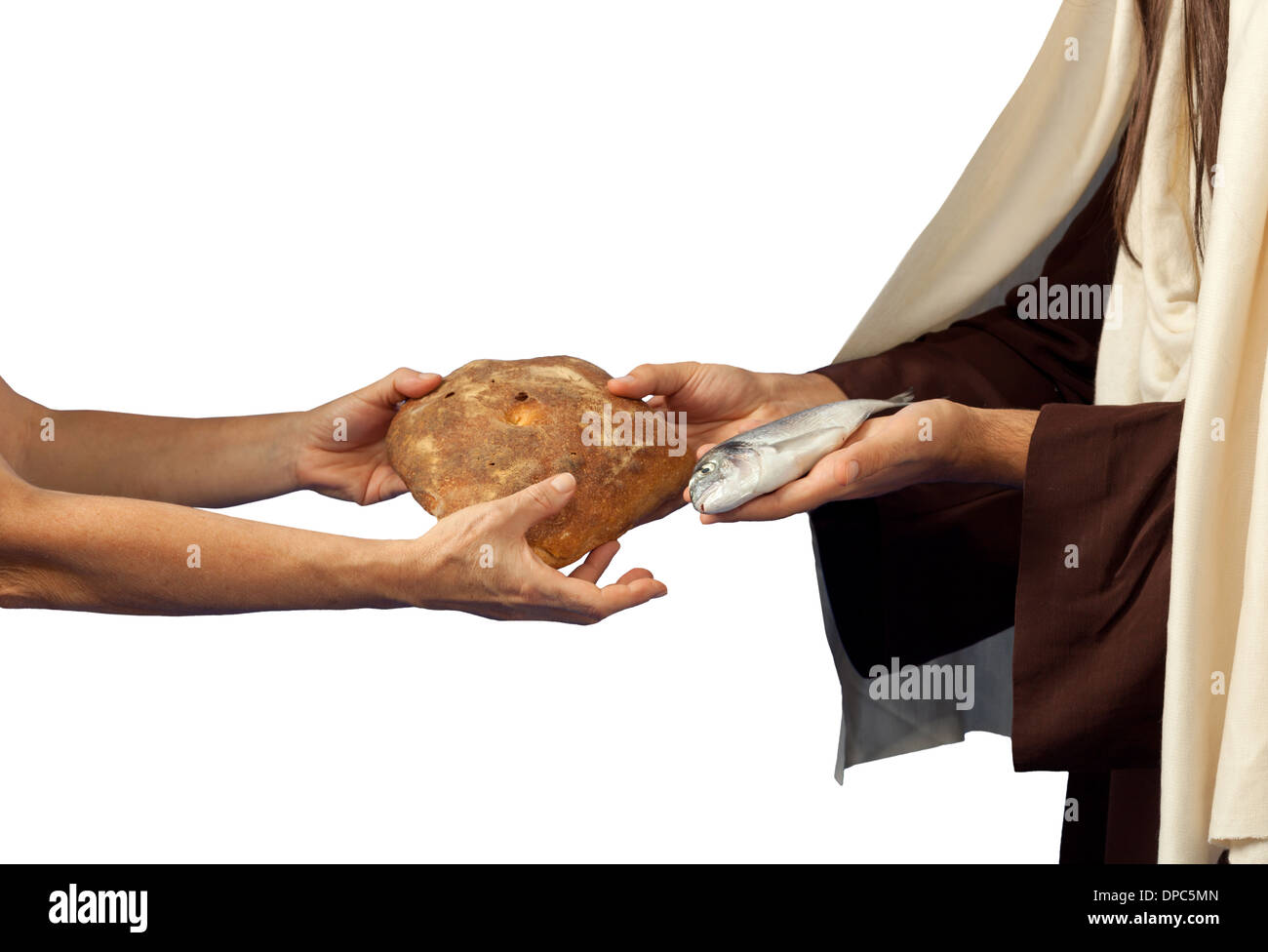 Jesus fish and bread hi-res stock photography and images - Alamy