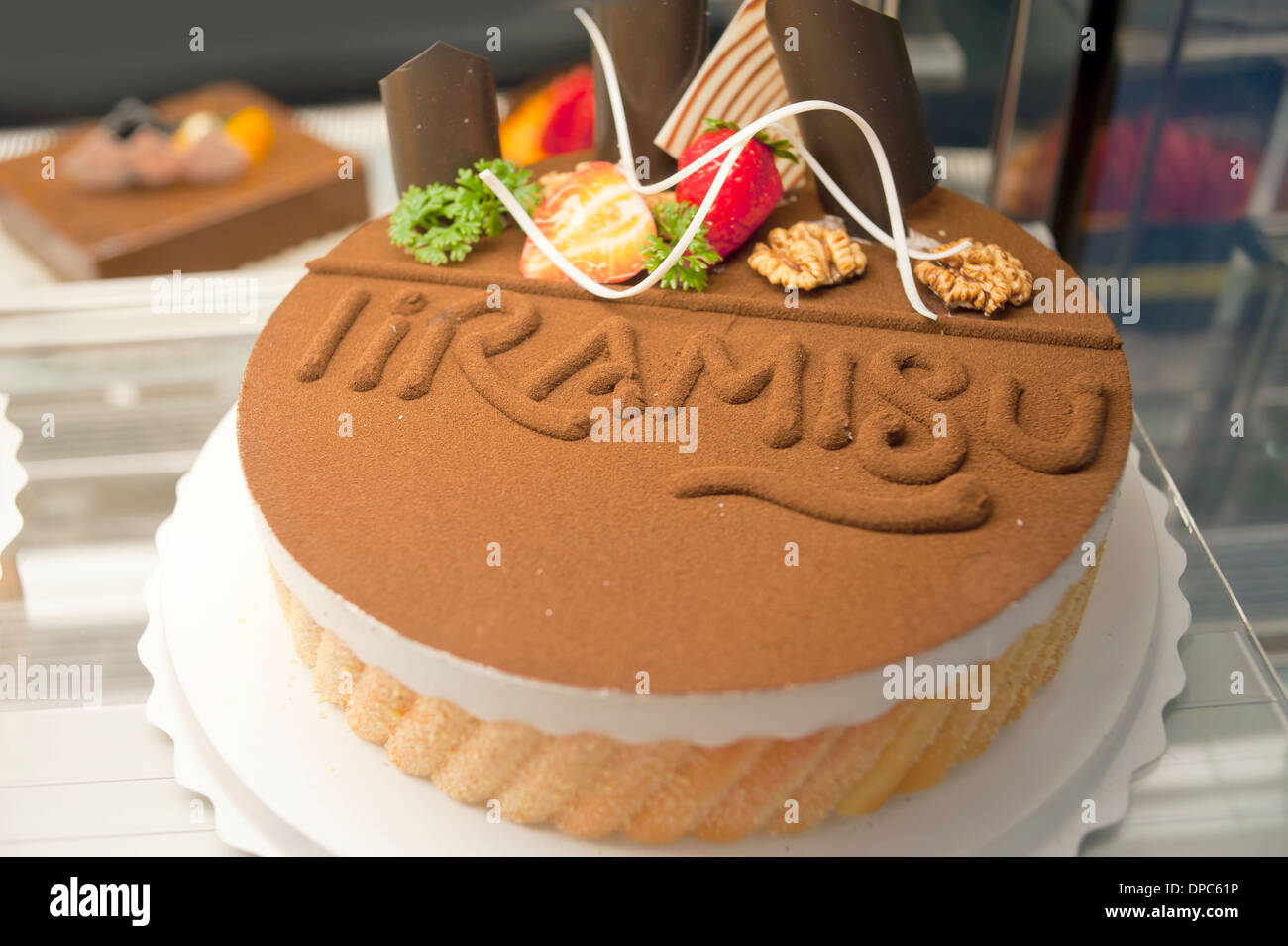Birthday cakes, pastries design Stock Photo - Alamy