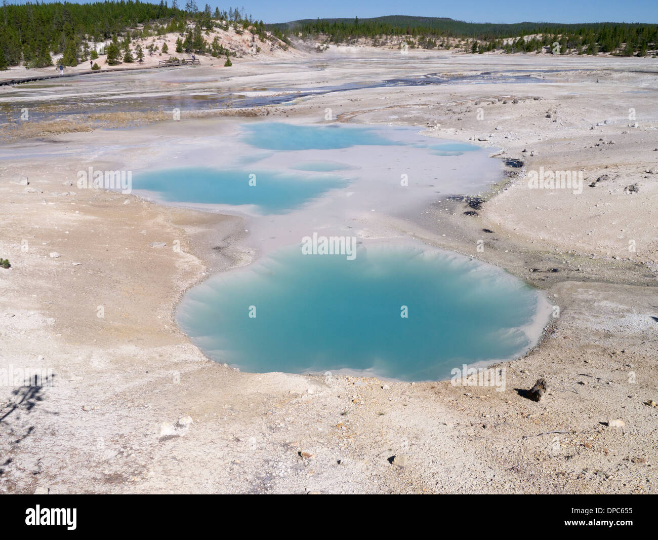 Colloidal Pool in Norris Geyser Basin,Yellowstone National Park ...