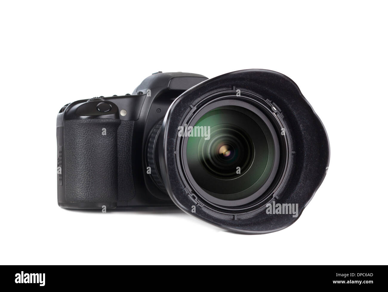 Digital photo camera isolated on white background Stock Photo - Alamy