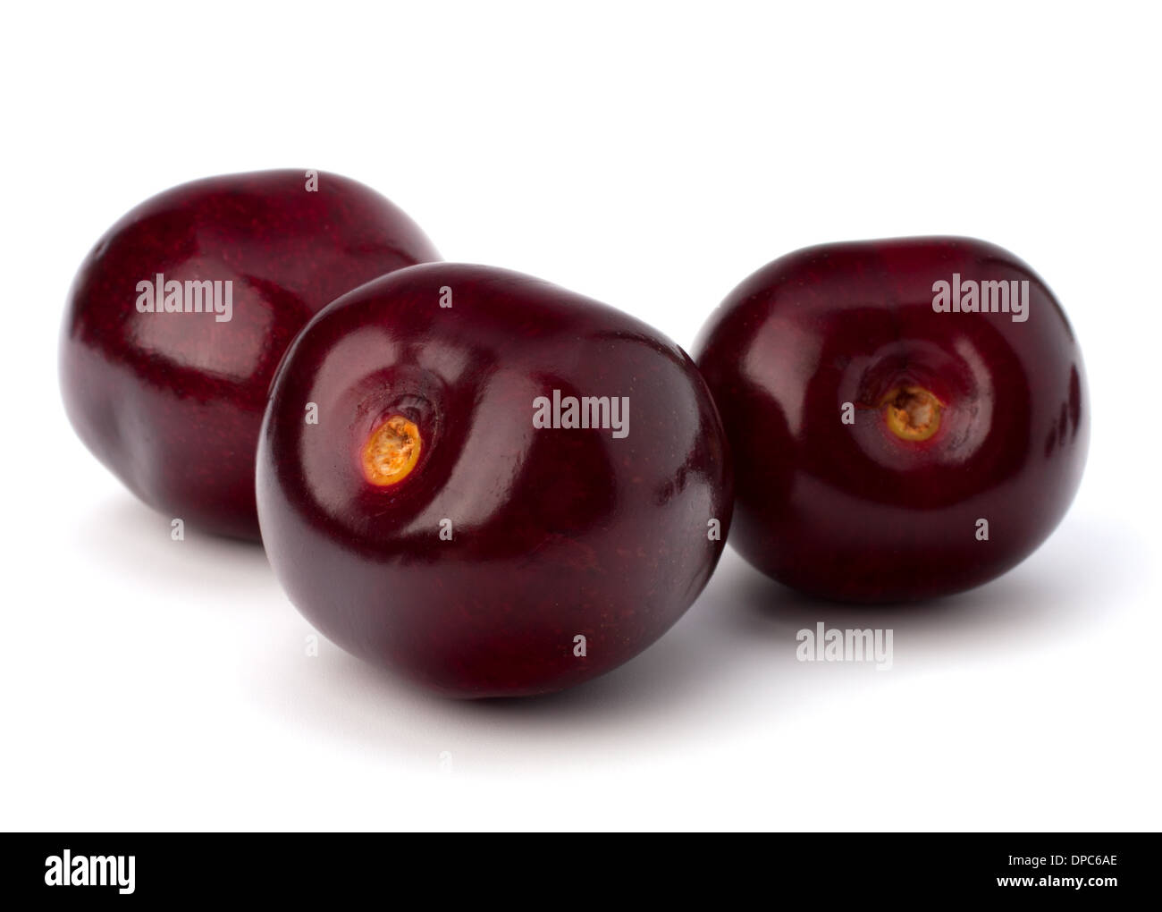 Cherry isolated on white background Stock Photo - Alamy