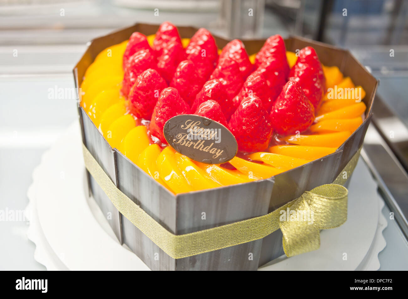 Birthday cakes, pastries design Stock Photo - Alamy