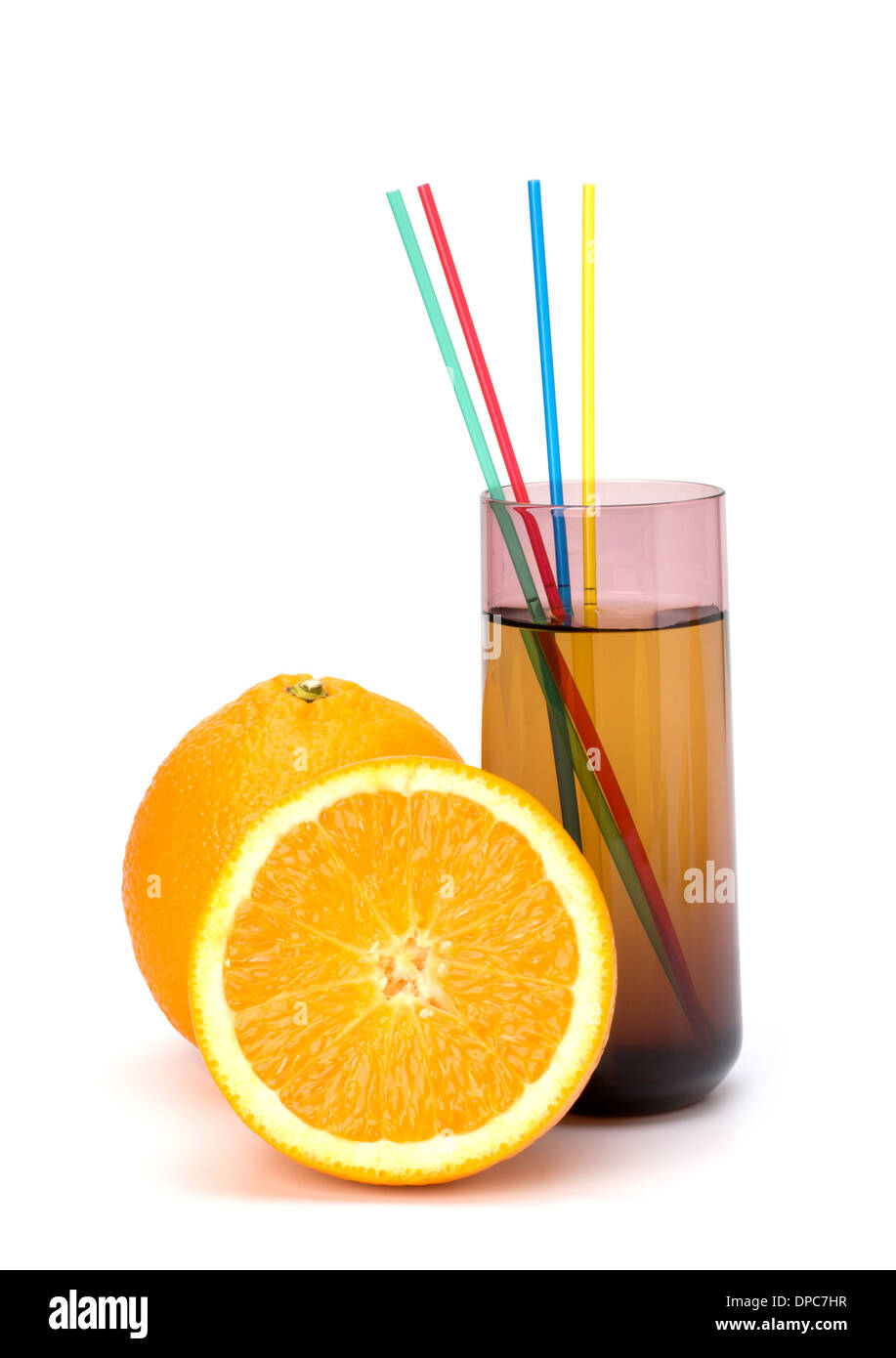 Citrus fruit juice isolated on white background Stock Photo - Alamy