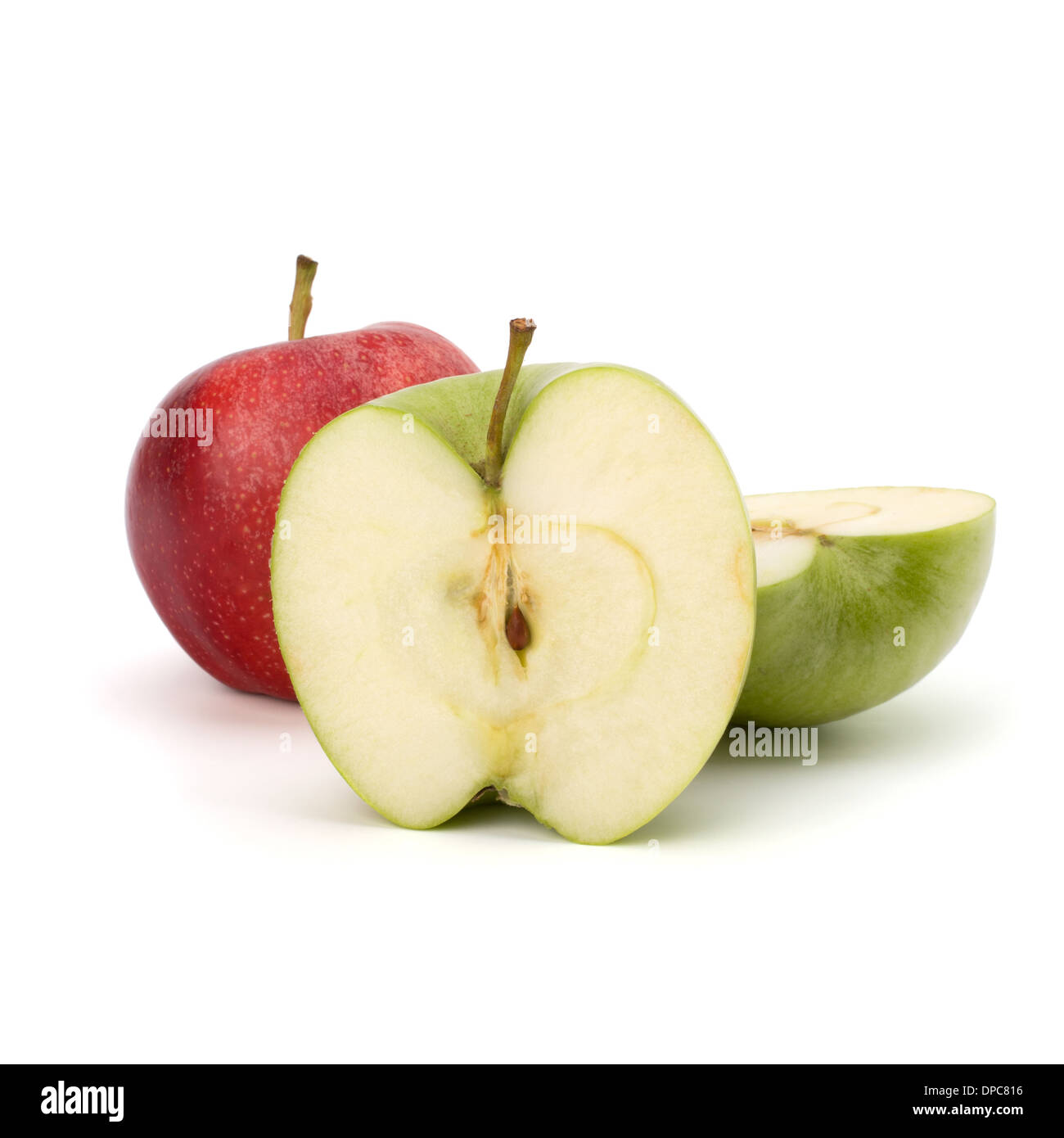 apple isolated on white background Stock Photo - Alamy