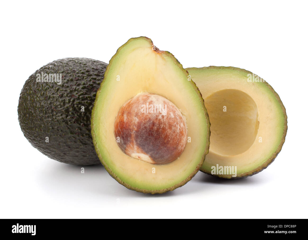 Avocado vegetable isolated on white background Stock Photo - Alamy