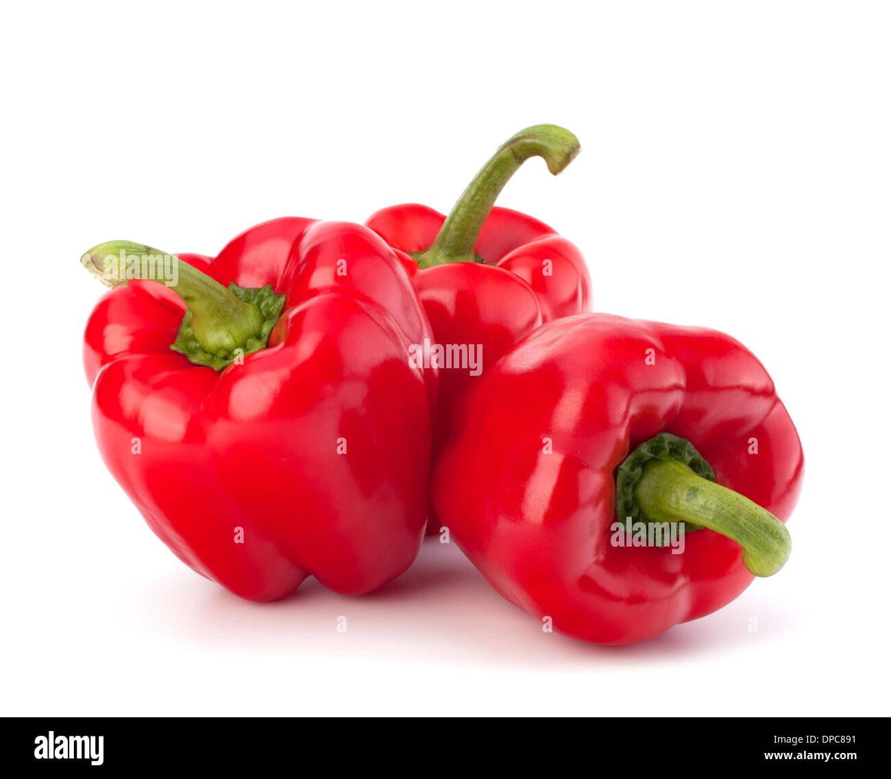 red pepper isolated on white background Stock Photo - Alamy