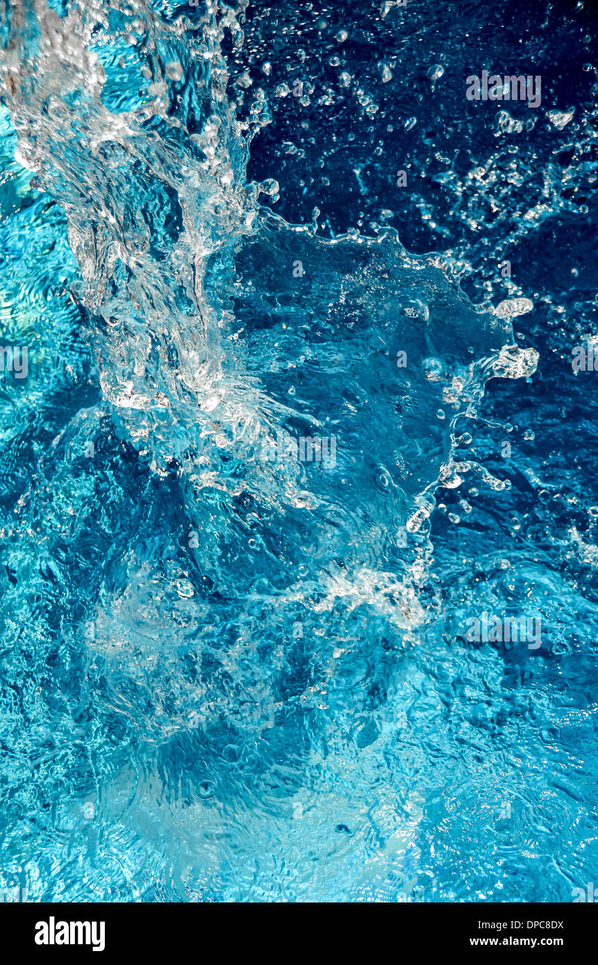 Sparkling Water Of A Swimming Pool Stock Photo - Alamy