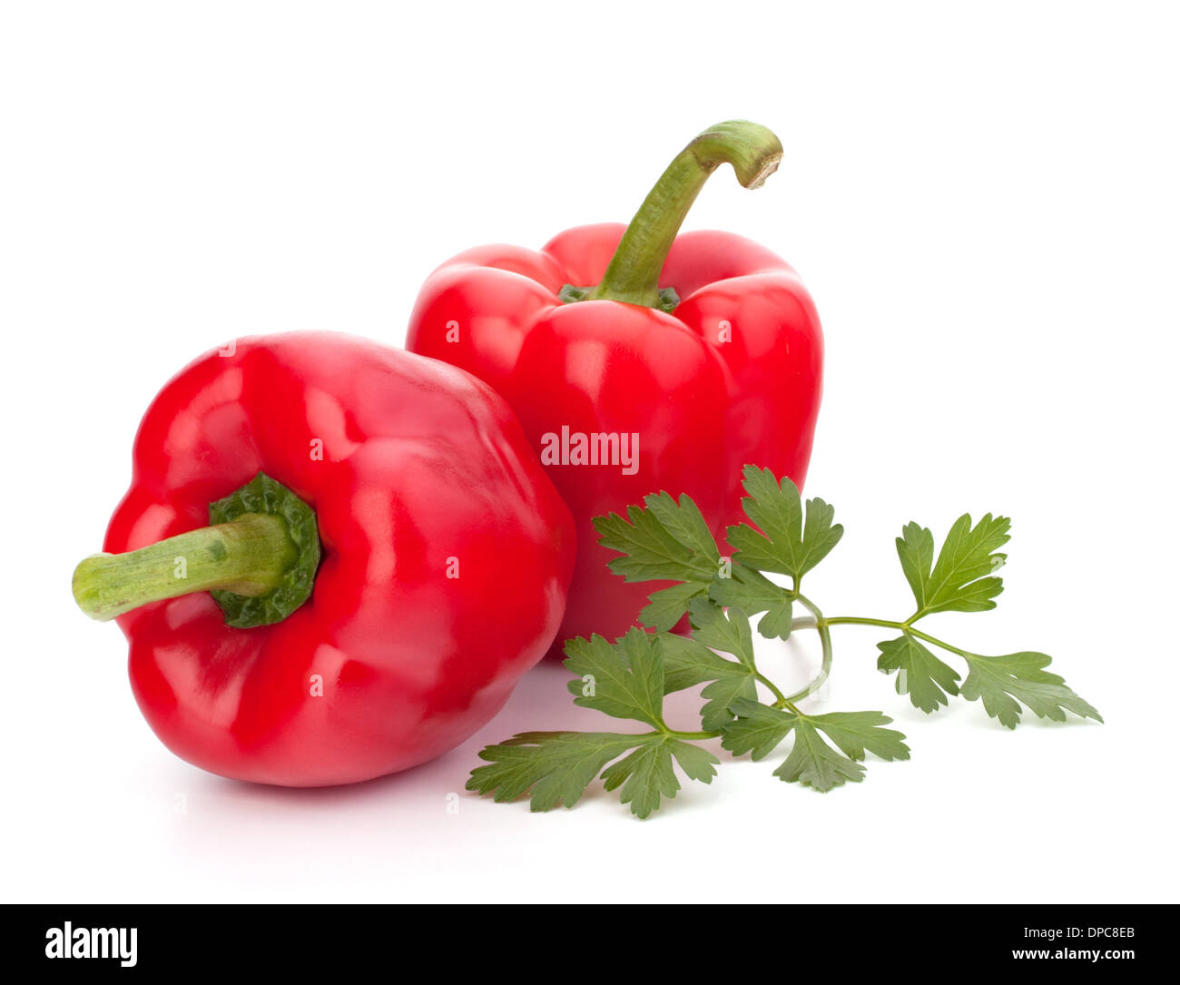 red pepper isolated on white background Stock Photo - Alamy