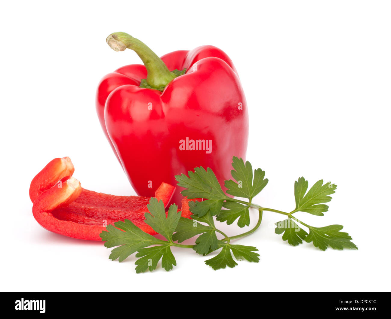 red pepper isolated on white background Stock Photo - Alamy