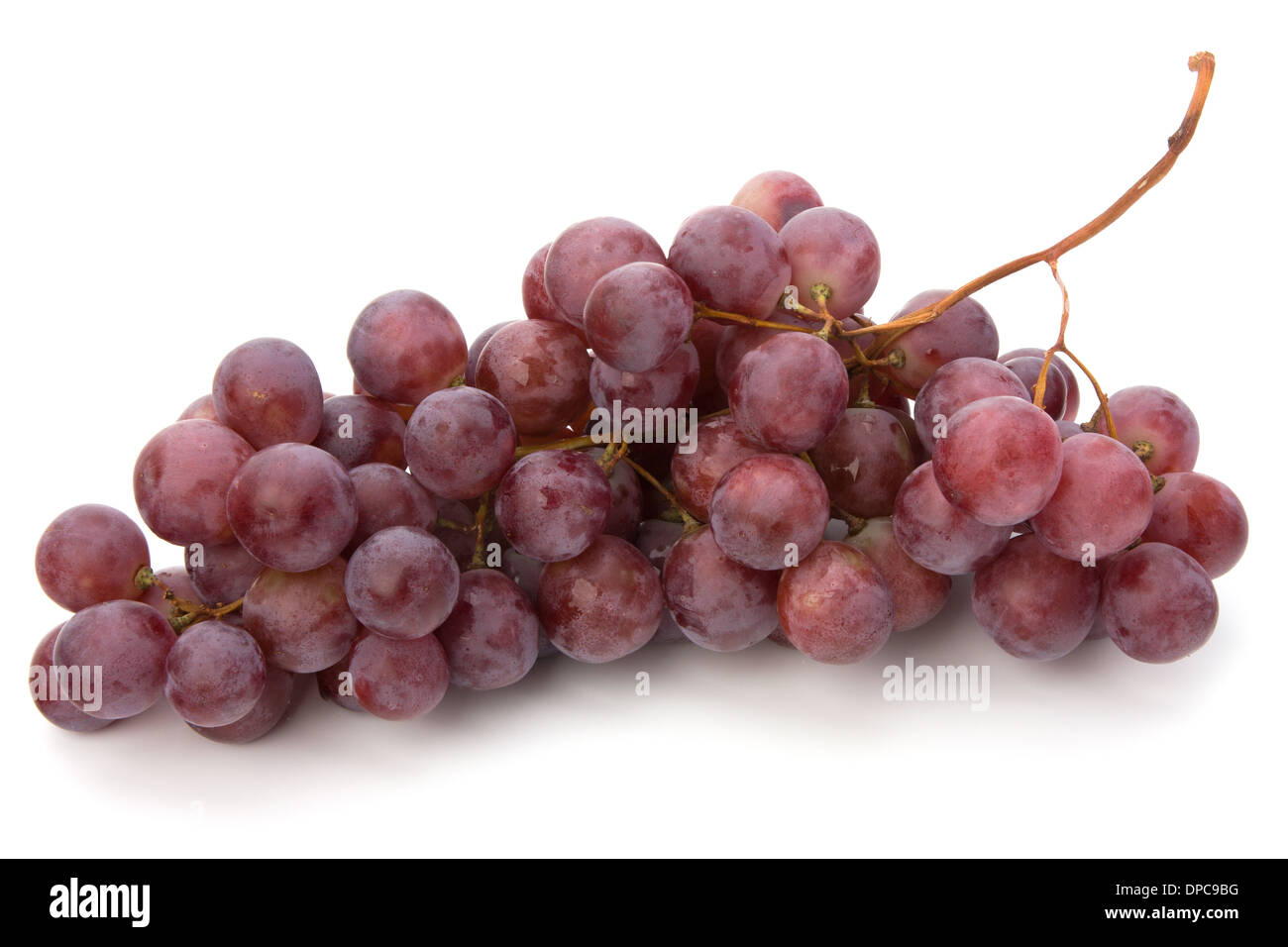 red grape isolated on white background Stock Photo - Alamy