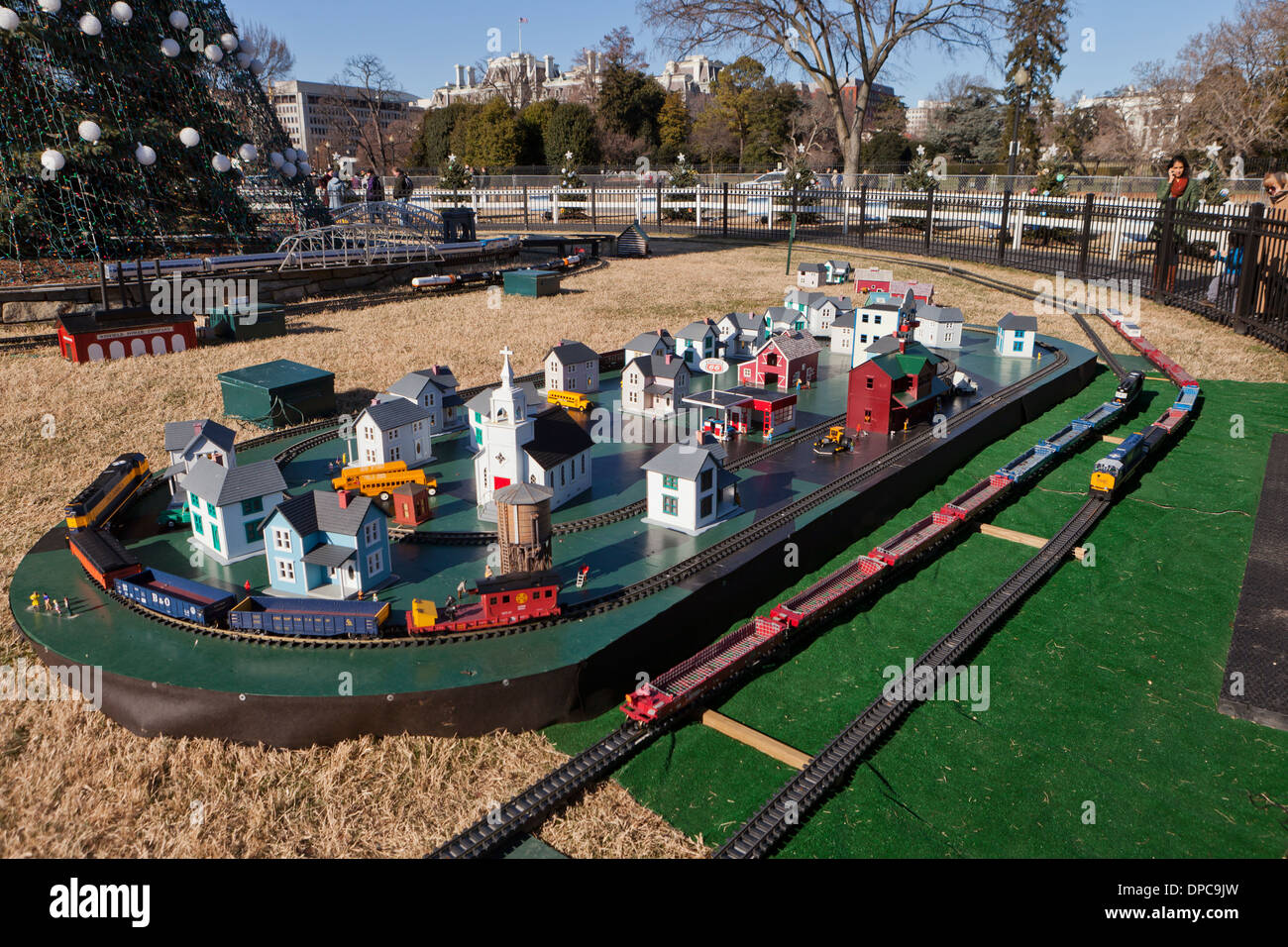 Train with tree hi-res stock photography and images - Alamy