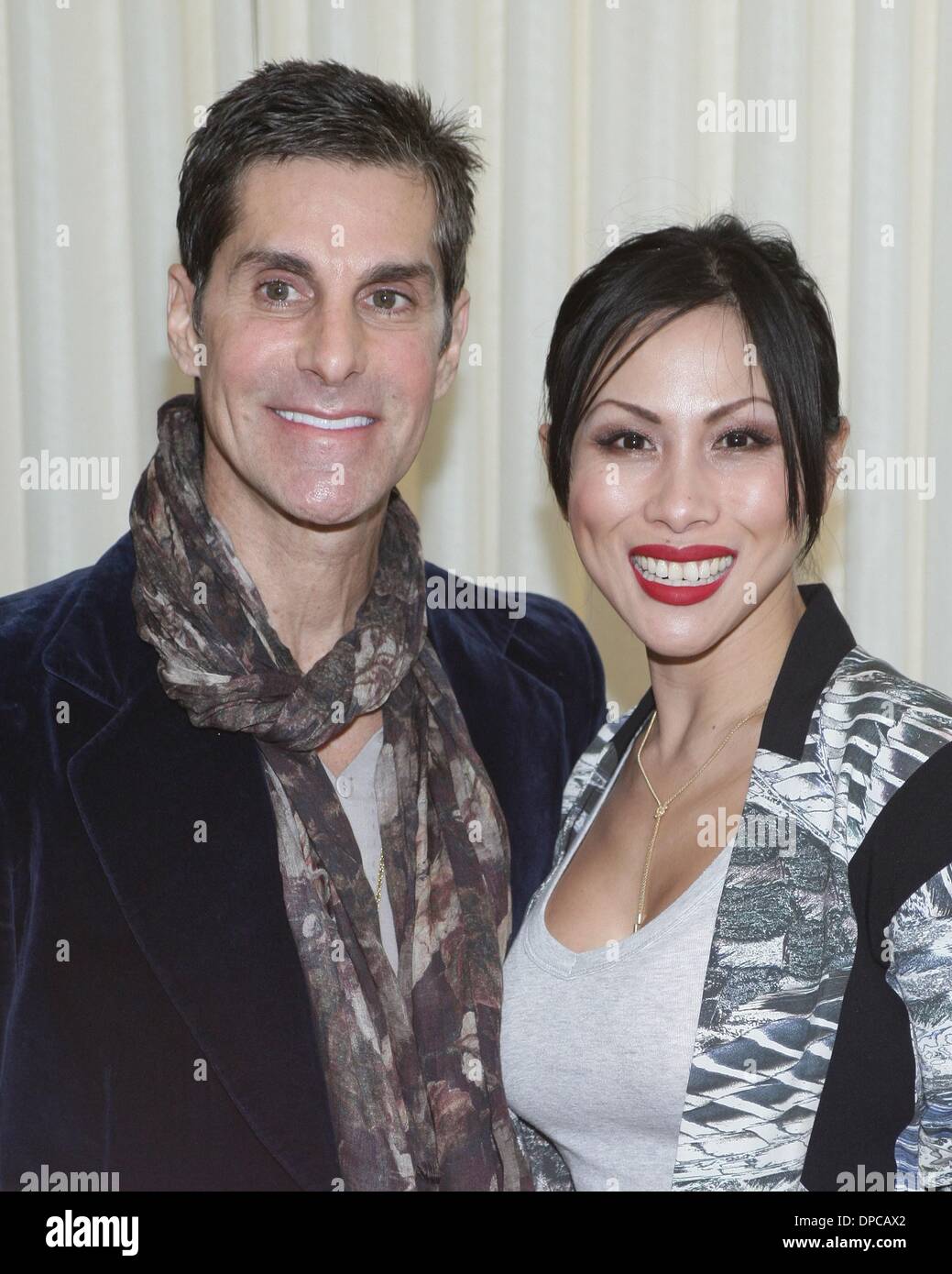 Los Angeles, CA, USA. 11th Jan, 2014. Perry Farrell, Etty Lau Farrell ...