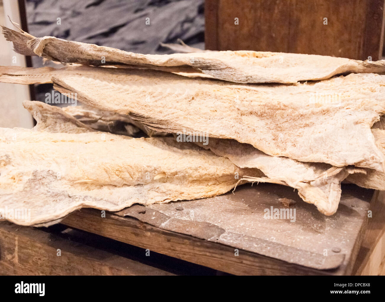 Dried Cod fish in Iceland Stock Photo - Alamy