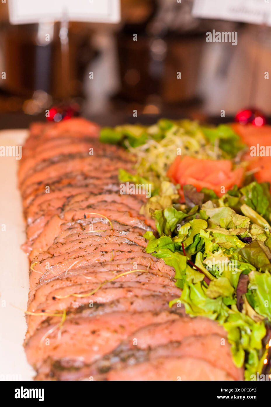 Smoked whale meat Stock Photo - Alamy