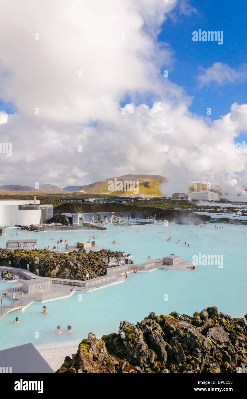 Blue Lagoon - famous Icelandic spa and Geothermal Power plant ...