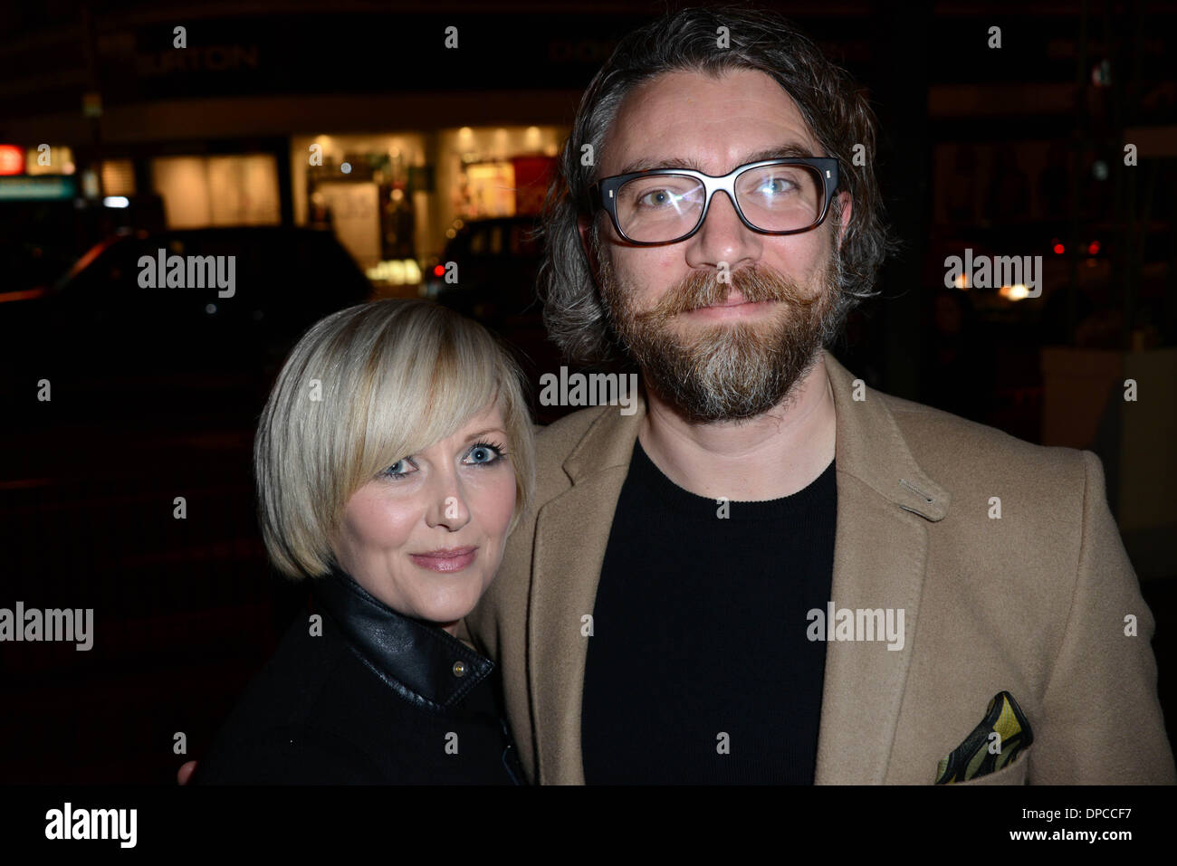 Jamie Best and his wife arrive at Charlie Condou Birthday Party at ...