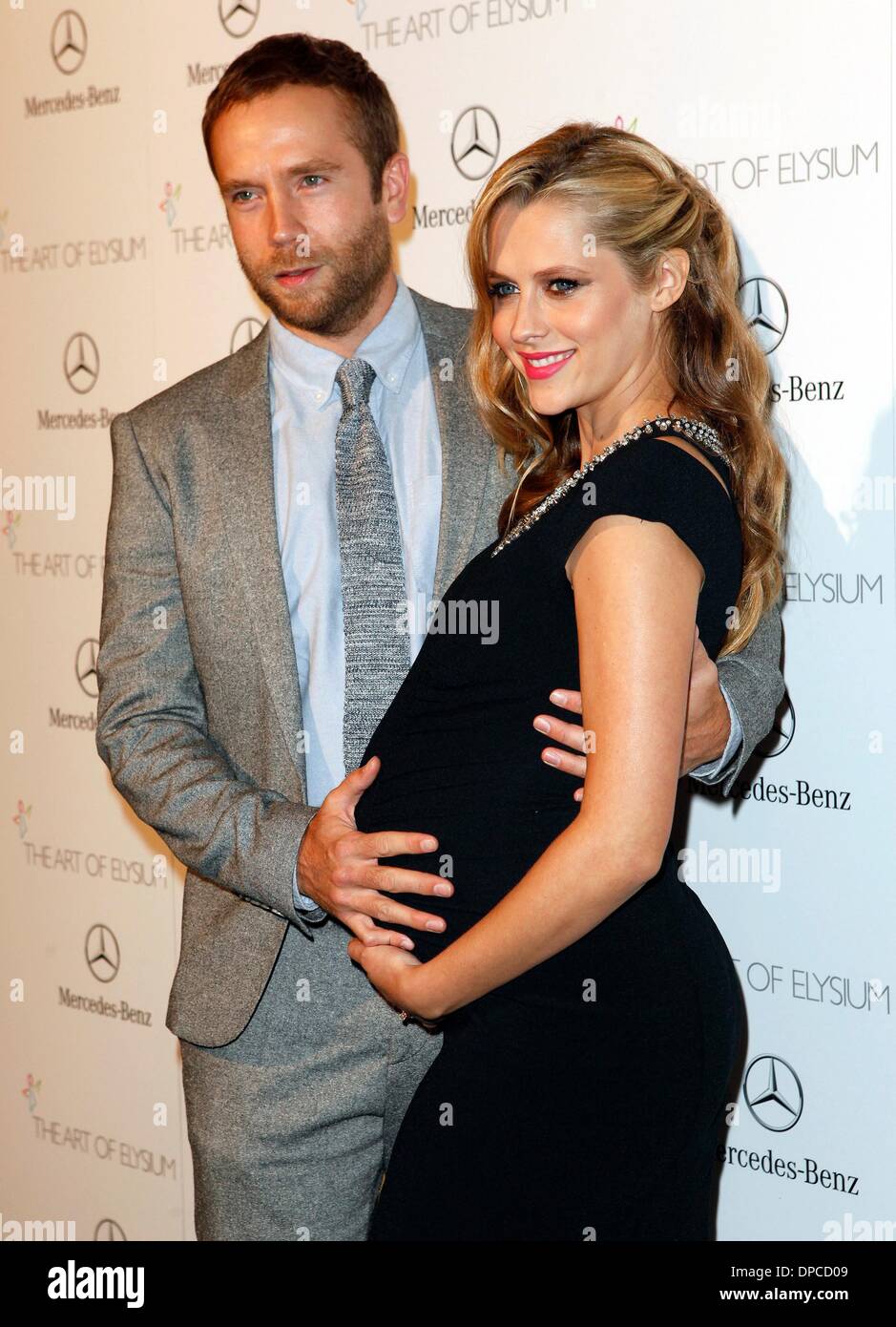 Los Angeles, CA, USA. 11th Jan, 2014. Teresa Palmer, Mark Webber at ...