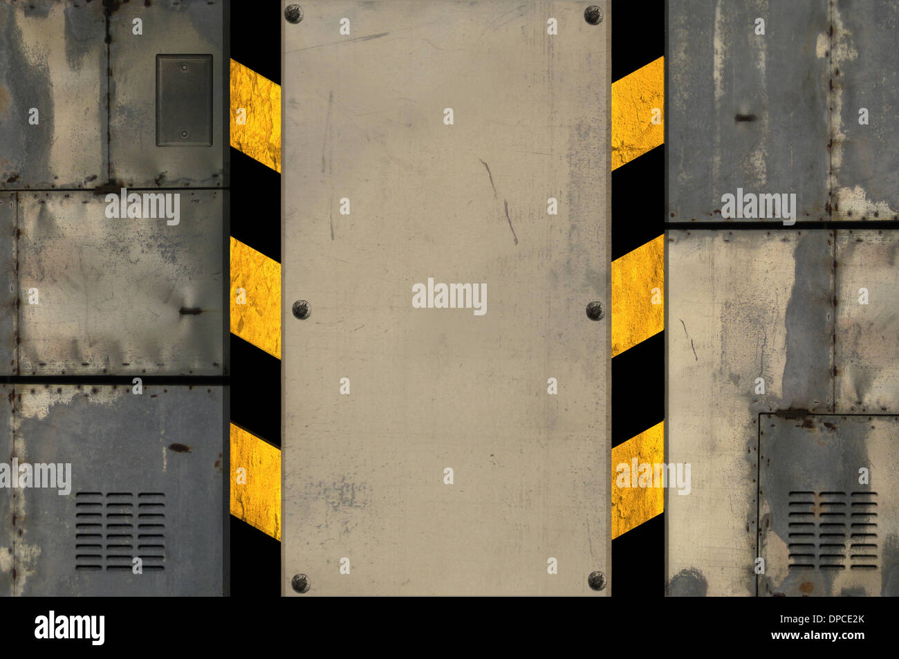 grunge rusty metal industrial background Stock Photo - Alamy