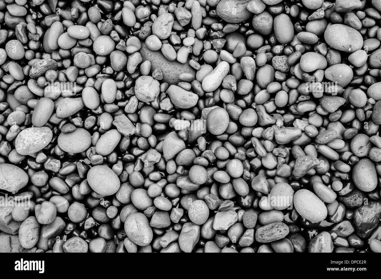 North sea pebbles Black and White Stock Photos & Images - Alamy