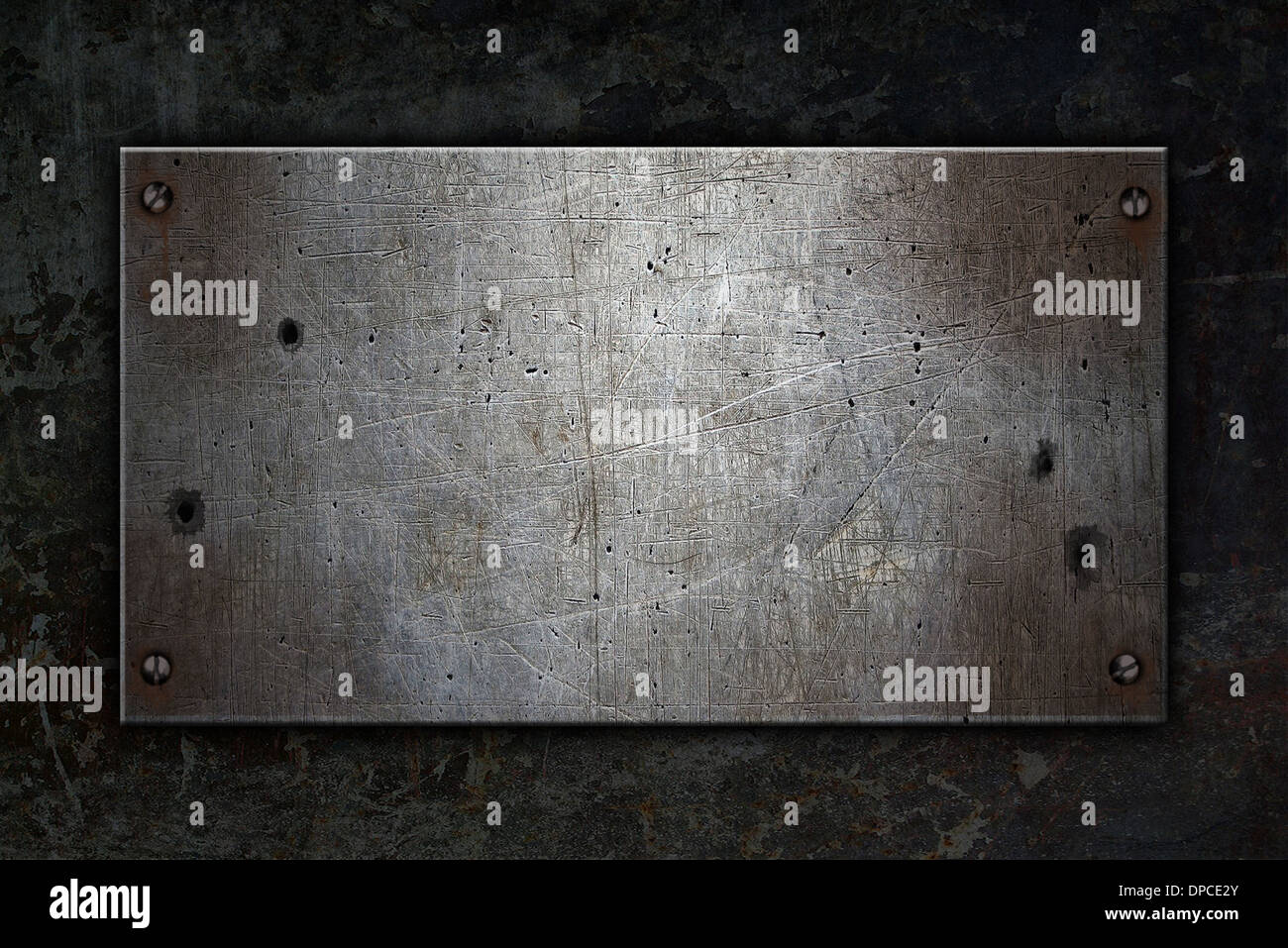 grunge rusty metal industrial background Stock Photo - Alamy