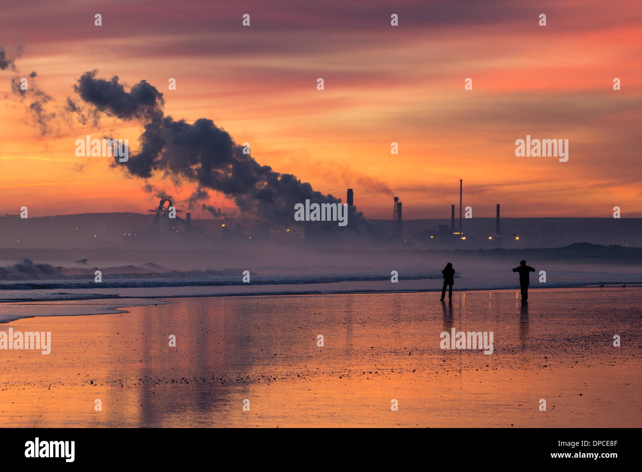 Redcar SSI steelworks blast furnace and coke ovens. Redcar, north east ...