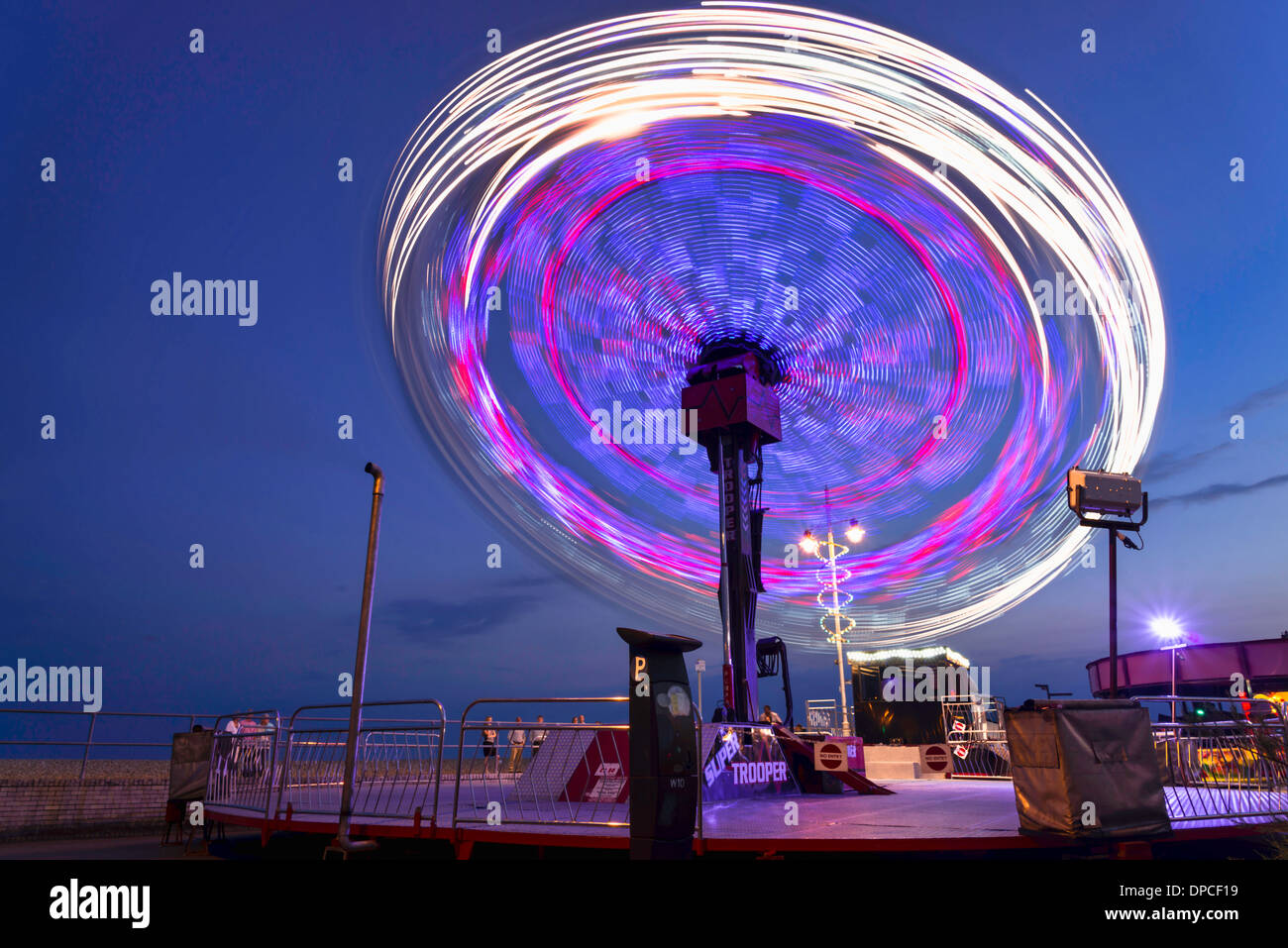 Neon fair ground lights hi-res stock photography and images - Alamy