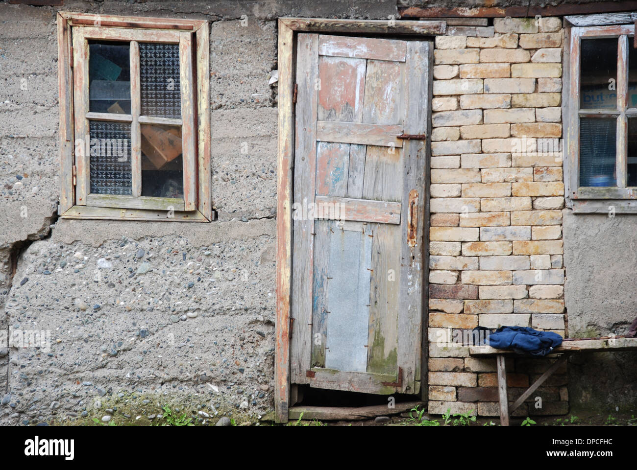 Armenian village door Stock Photo - Alamy
