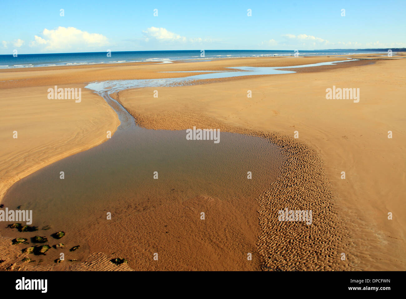 Omaha beach which was one of the five D-Day landing beaches in Normandy ...