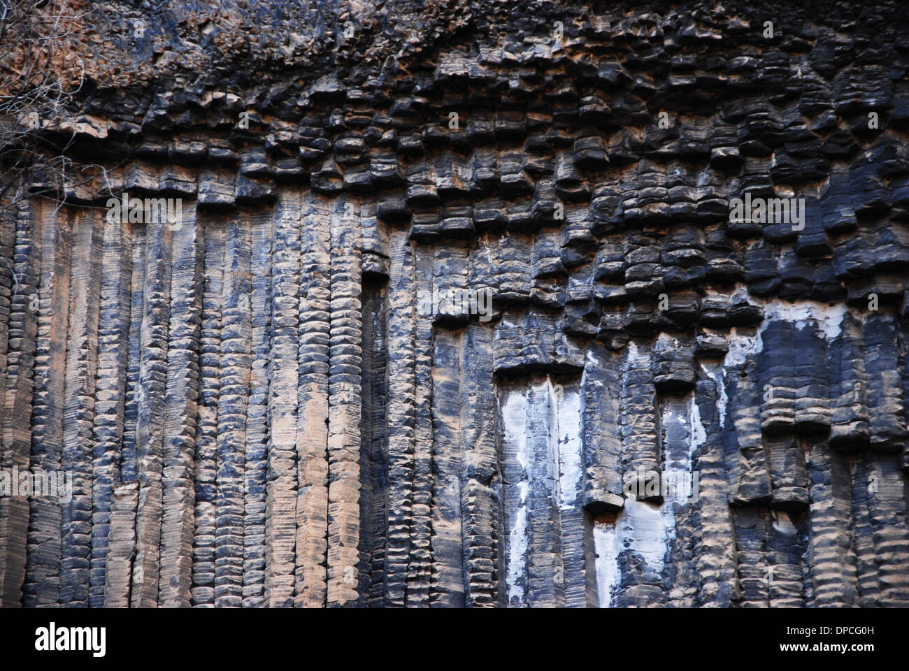 The Garni Gorge has distinctive columns, carved out by the Goght River ...