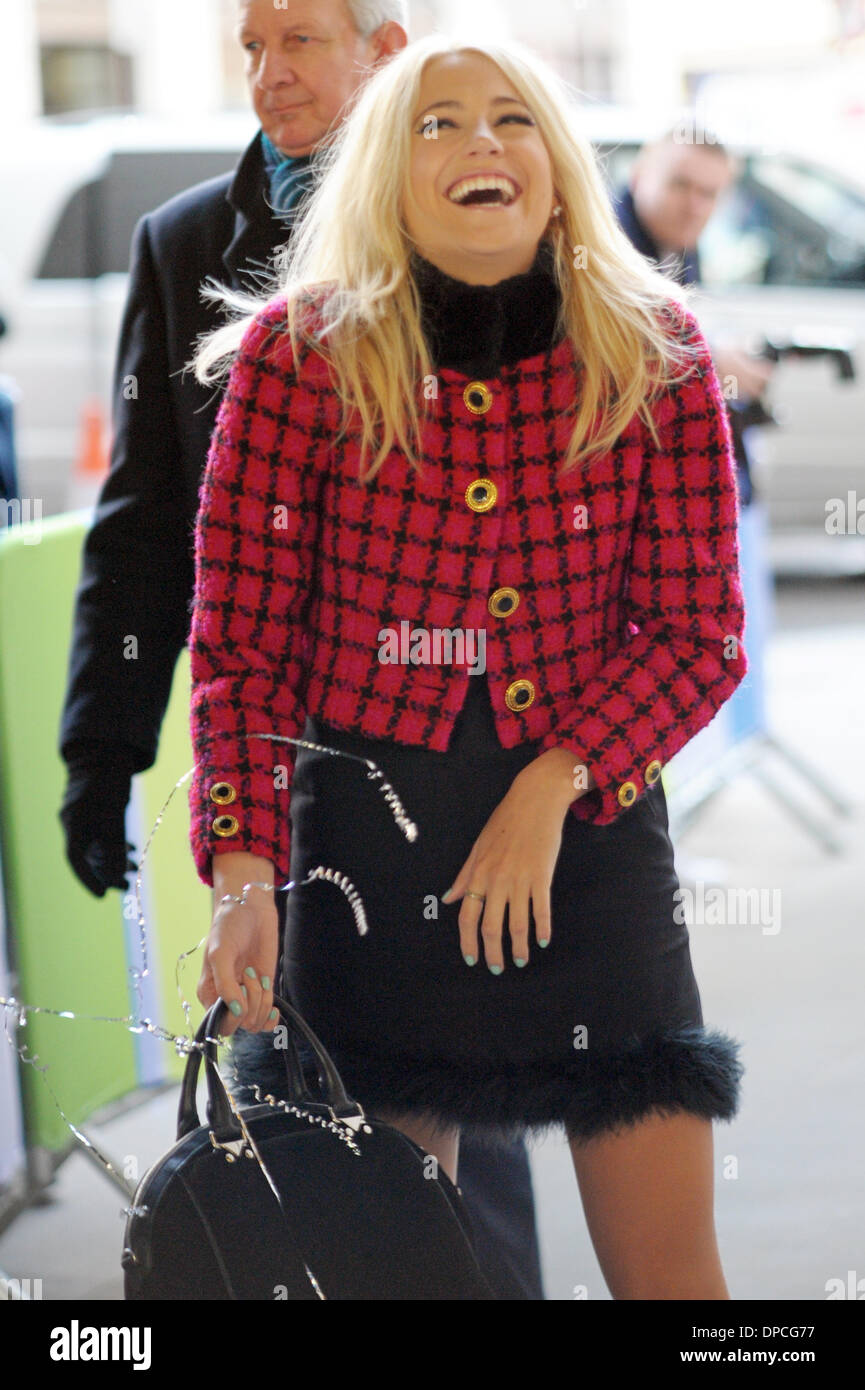 Fans surprise Pixie Lott with party poppers and flowers for her 23rd ...