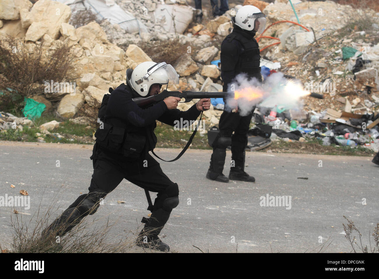 Ramallah, West Bank, Palestinian Territory. 12th Jan, 2014. A ...