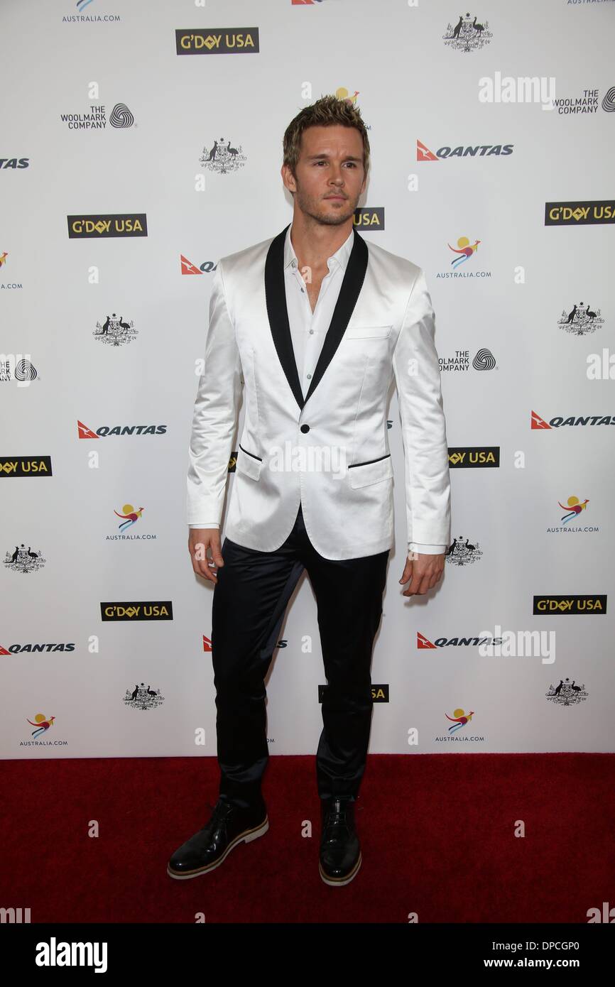 Los Angeles, USA. 11 January 2014. Australian actor Ryan Kwanten ...