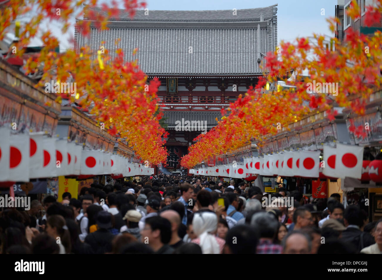 asakusa Sensoji Temple, Nakamise street Stock Photo - Alamy