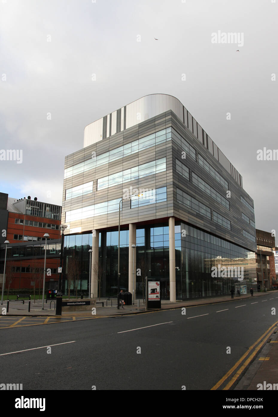 Exterior of University of Strathclyde Glasgow Scotland January 2014 ...
